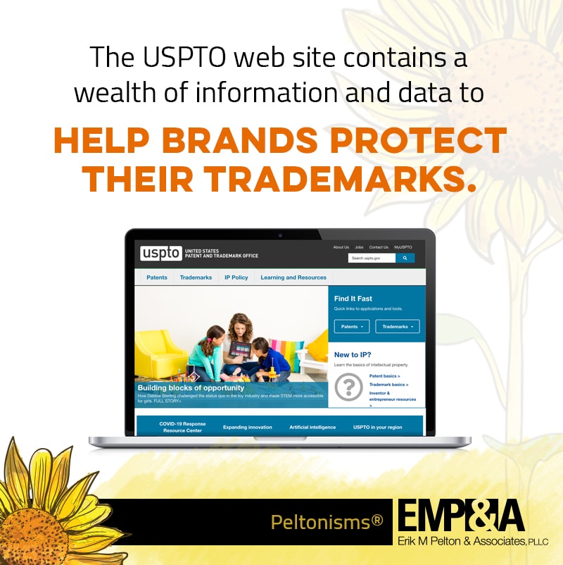 Most Valuable Trademark Features of the USPTO Website | Erik M Pelton ...